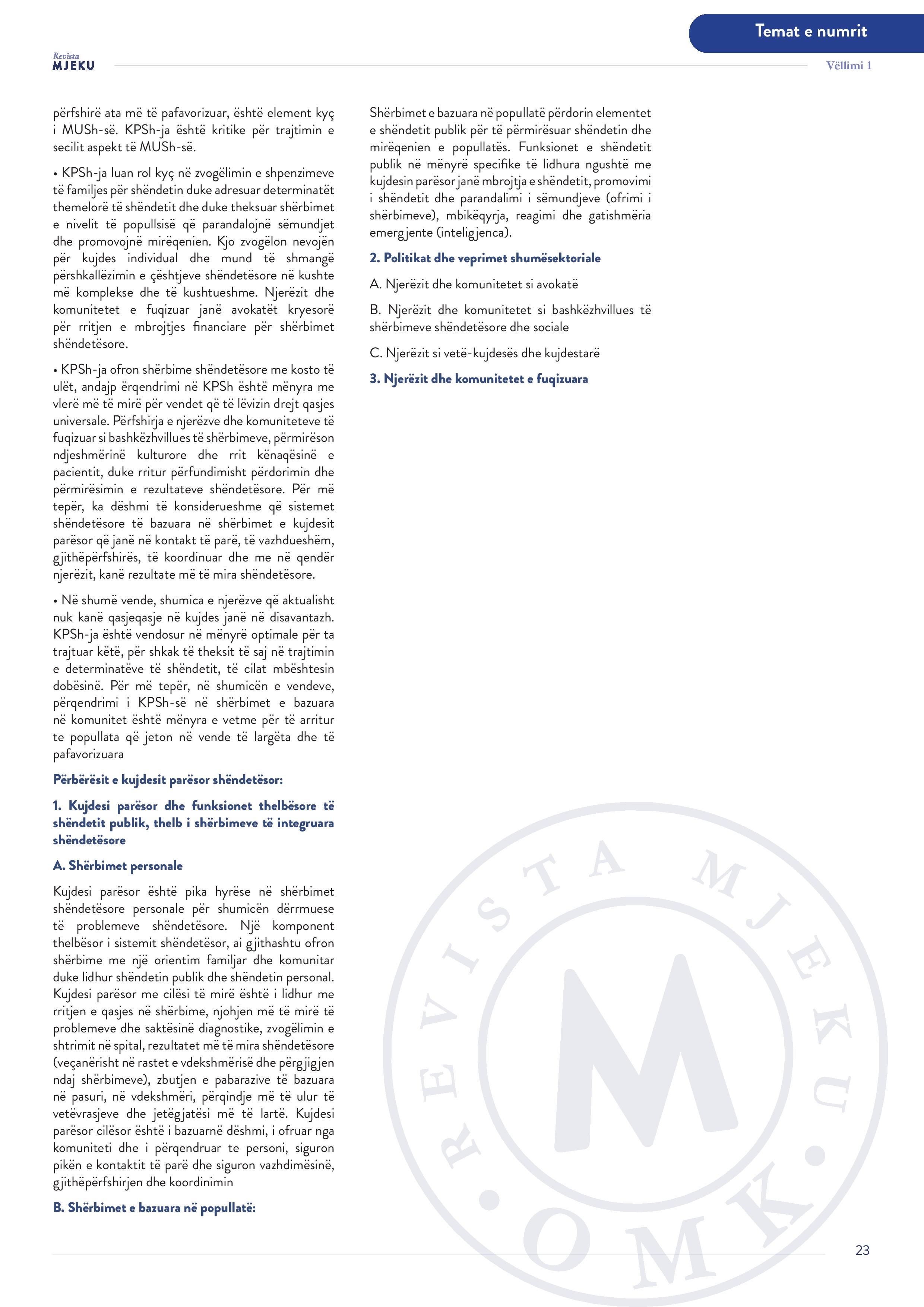 Prof. Asos. Dr. Isme Humolli - Kujdesi Parësor Shëndetësor nga ...