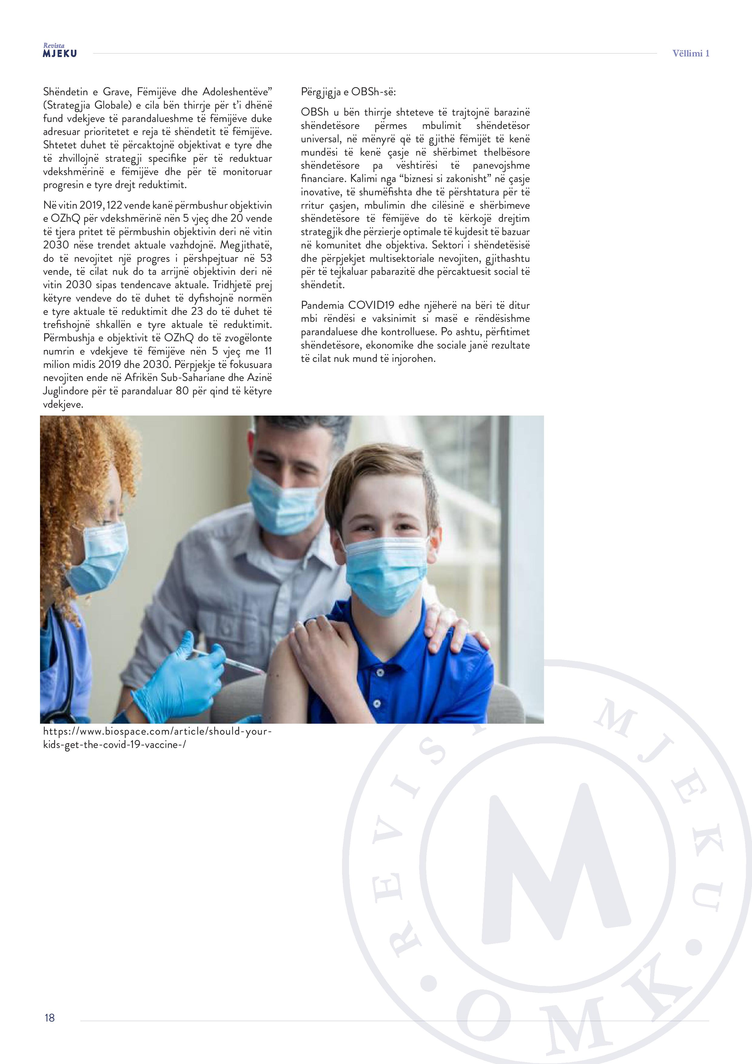 Prof. Asos. Dr. Isme Humolli, VAKSINAT- STORIE SUKSESI NË SHËNDETIN ...