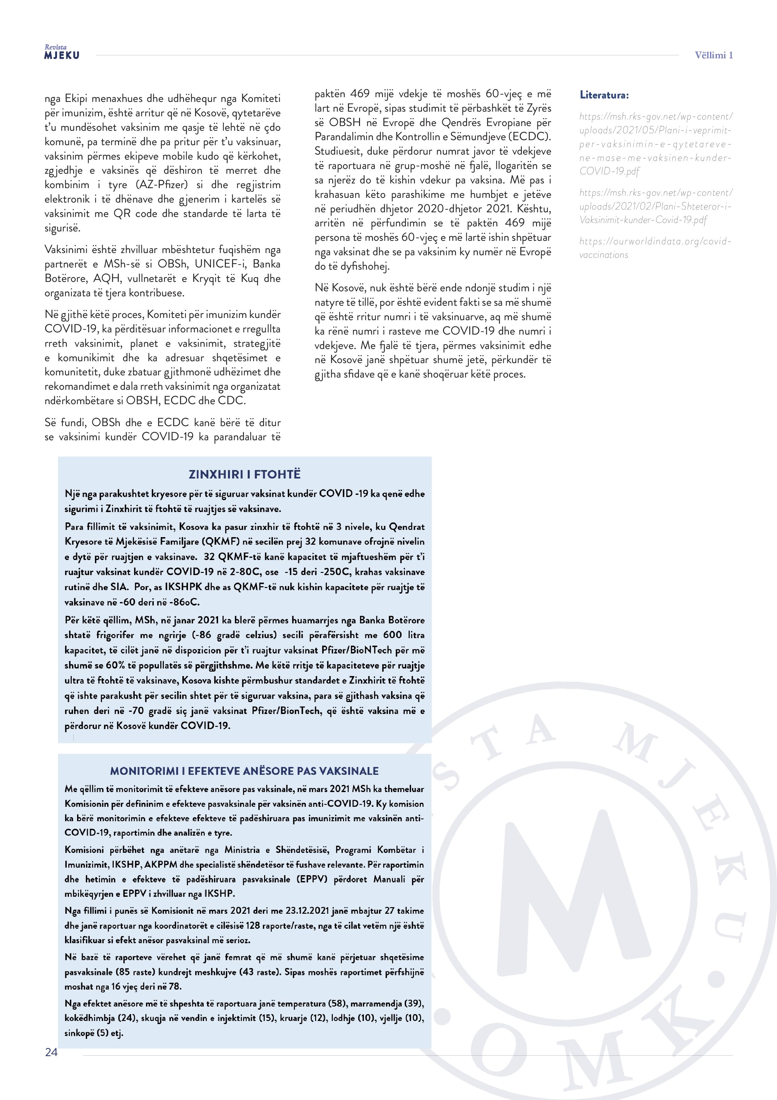 Dr. Fetije Fetaj dhe Dr. Faik Hoti - Vaksinimi kundër Covid- 19 në ...