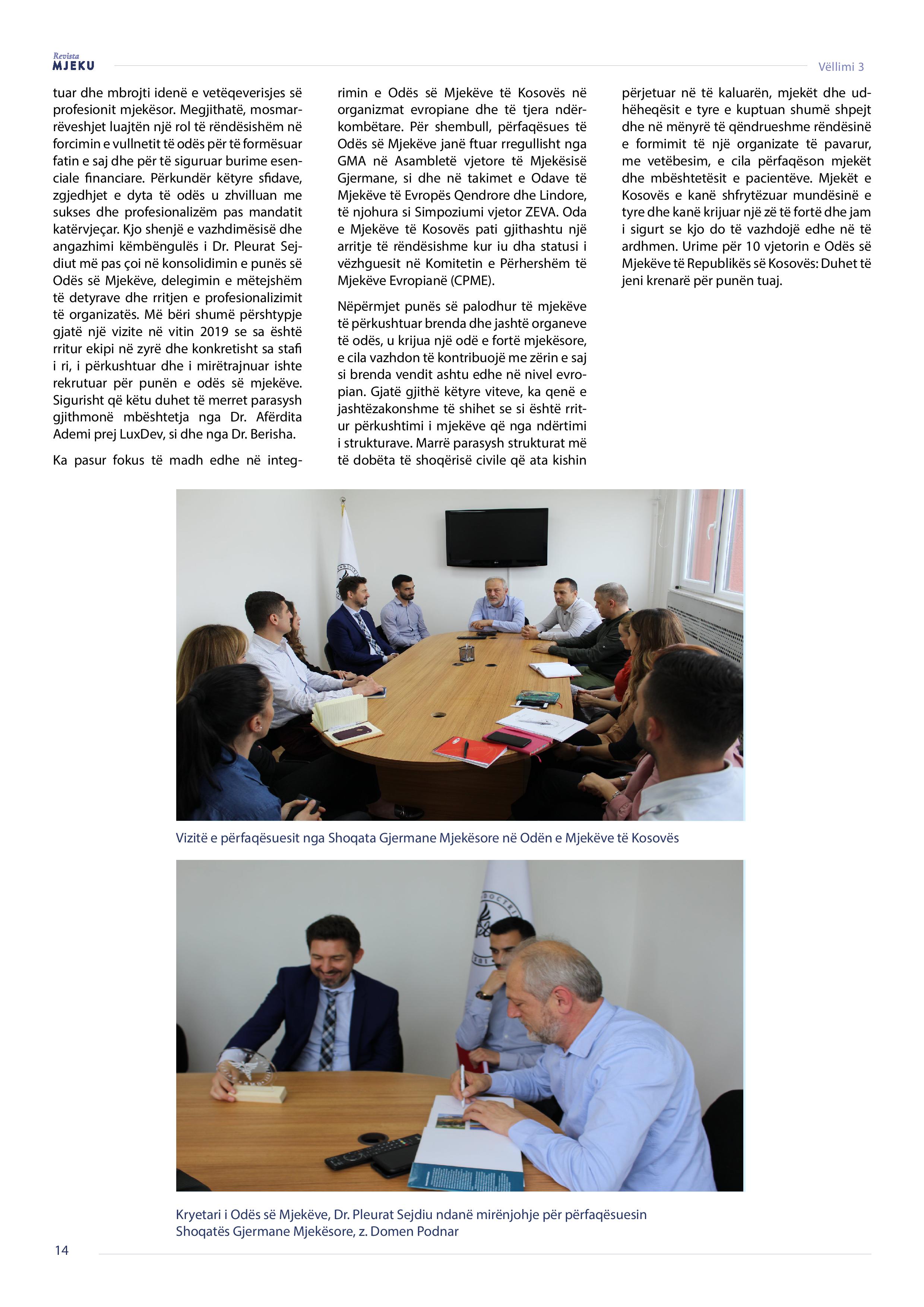 Domen Podnar – VETËQEVERISJA KËRKON NJË PROFESION MJEKËSOR ME VETËBESIM ...