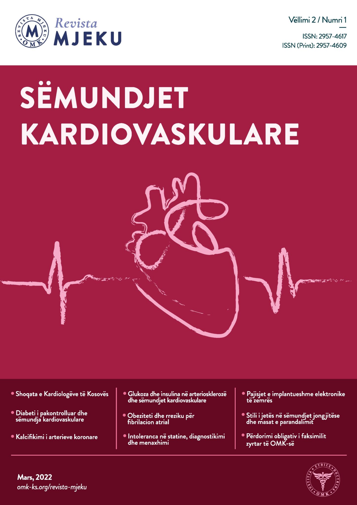 Revista Mjeku - Oda e Mjekëve te Kosovës